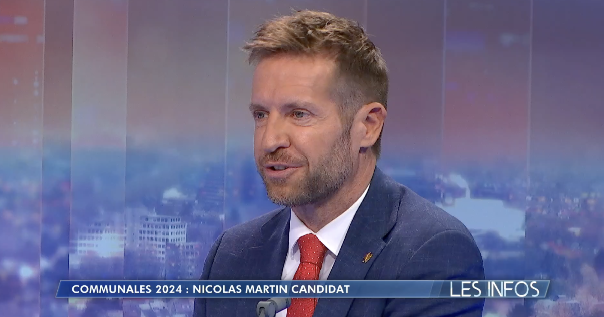 Nicolas Martin sera bien candidat-bourgmestre à Mons en 2024 | Tele MB